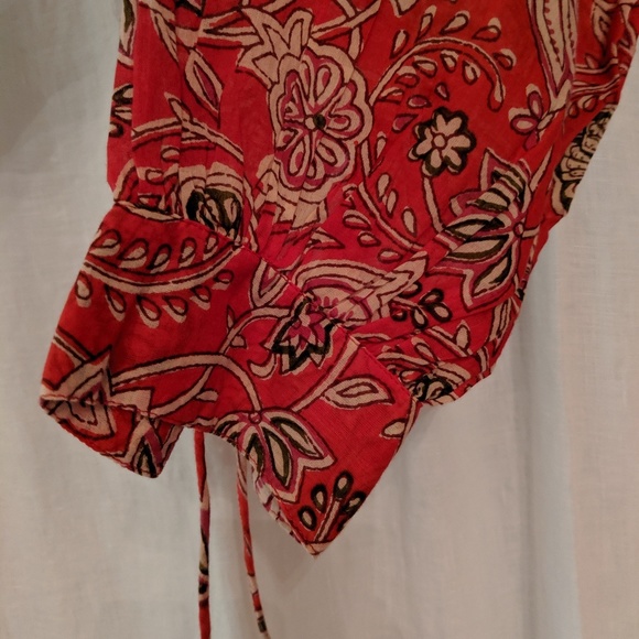 Antik Batik | Dresses | Antik Batik Red Cotton Dress | Poshmark